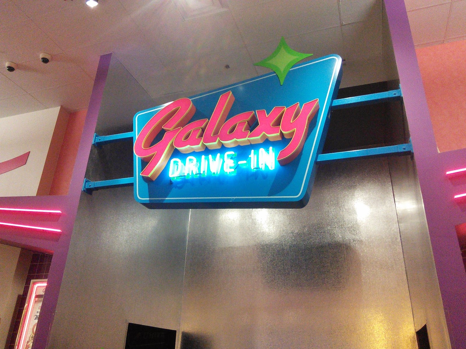 We chose to eat in the GameTime room as this room as big screen TV's in ...